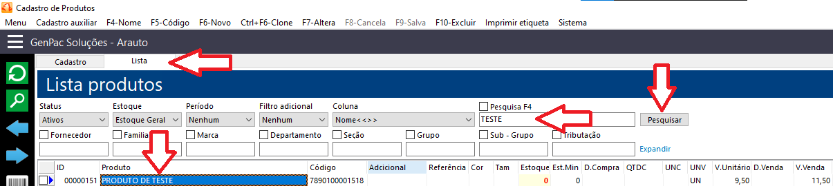 Como cadastrar produto